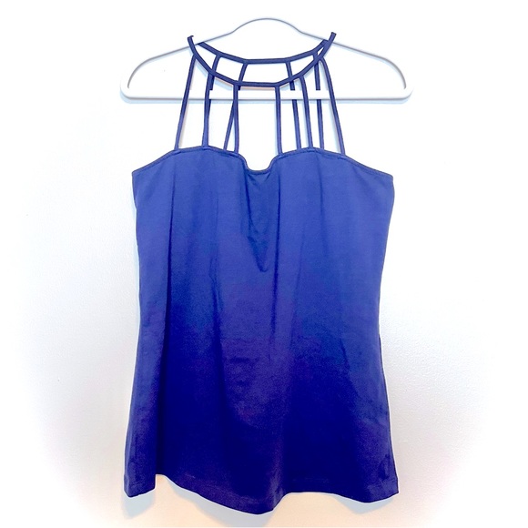VENUS | Tops | Venus Cage Neck Top Navy Blue | Poshmark